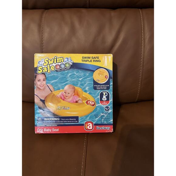 Bestway | Other | Bestway Swim Safe Three Ring Baby Seat Age Seat Pool ...